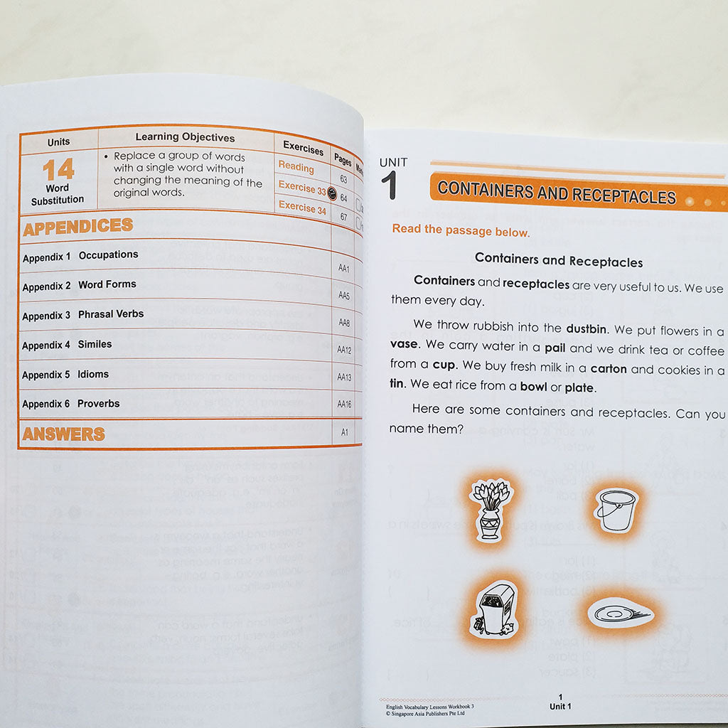 English Vocabulary Lessons 3 – DoMa Bookstore