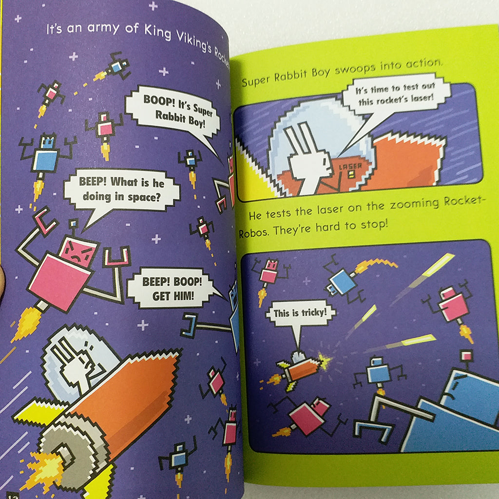 Press Start! #5: Super Rabbit Boy Blasts Off! – DoMa Bookstore