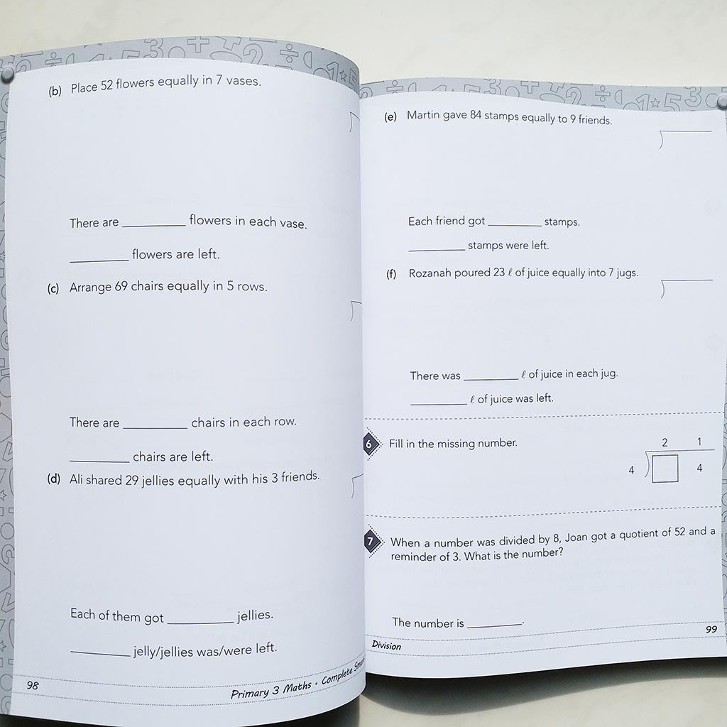 Complete Smart Series Maths Primary 3. (New Edition) – DoMa Bookstore