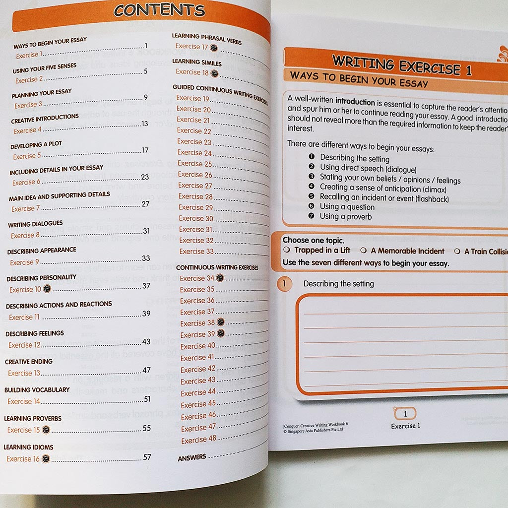 Conquer Creative Writing For Primary Levels 6 – DoMa Bookstore